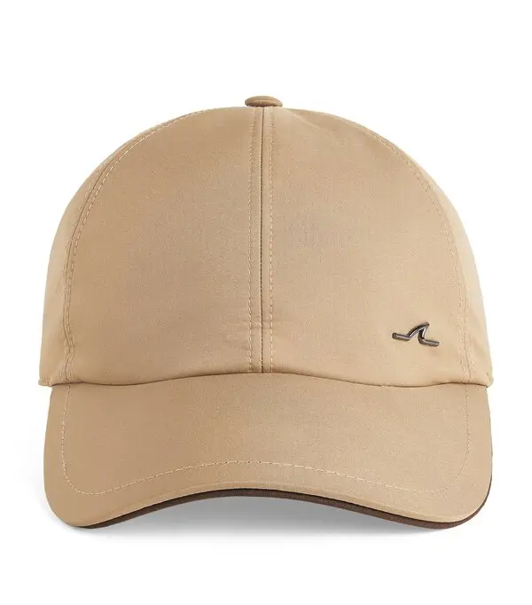 Paul & Shark Typhoon Platinum Sharkfin Baseball Cap - Beige
