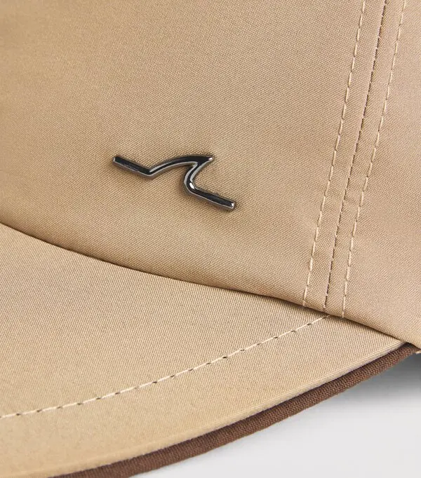 Paul & Shark Typhoon Platinum Sharkfin Baseball Cap - Beige