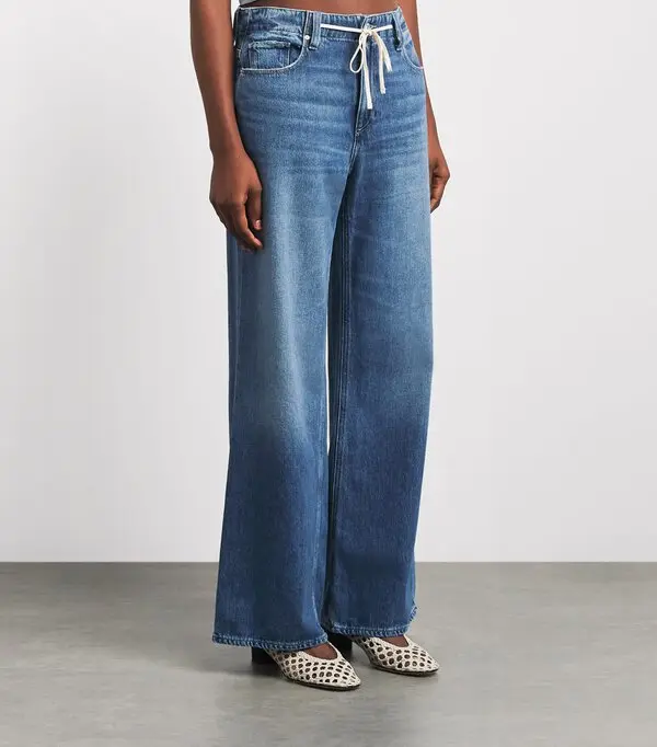 Paige Zoey Wide-leg Jeans - Blue