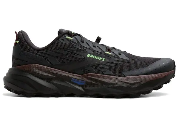 Brooks Cascadia 19 Athletic Sneakers - Phantom/rum Raisin/green