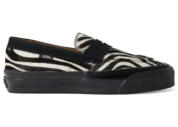 VANS Premium Loafer Pony Hair Zebrain - Black/white