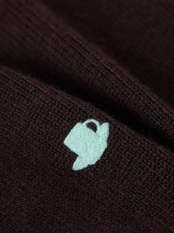 JW Anderson Embroidered Wool Cardigan