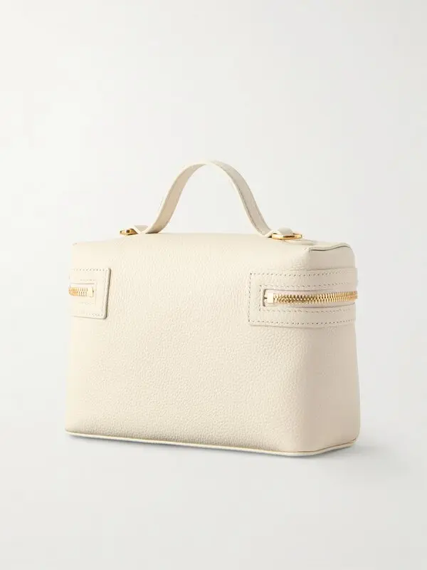 Burberry - Textured-Leather Vanity Case