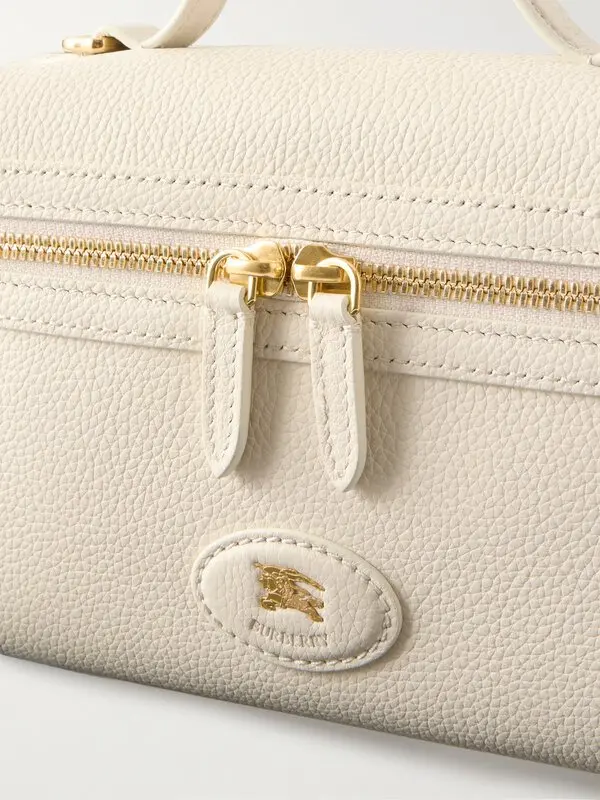 Burberry - Textured-Leather Vanity Case