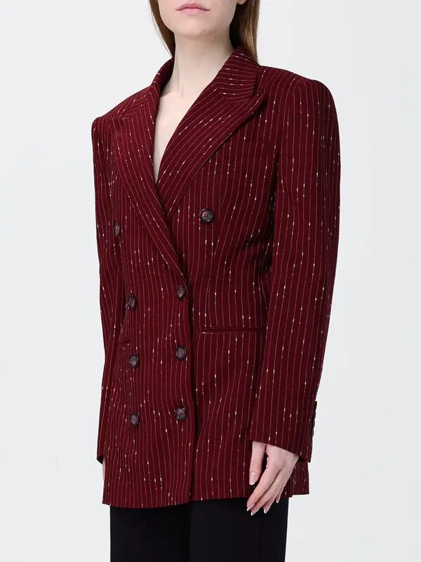 Dolce & Gabbana Double Breasted Pinstriped Blazer - Multicolor