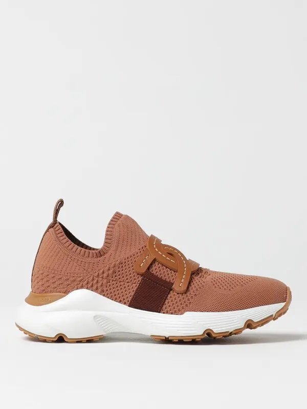 TOD'S Slip-on Sneakers With Horsebit Detail - Camel