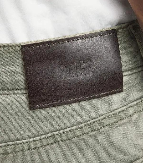 Paige Lennox Slim Jeans - Green