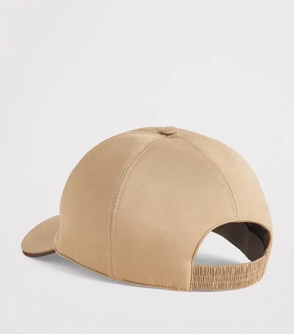 Paul & Shark Typhoon Platinum Sharkfin Baseball Cap - Beige
