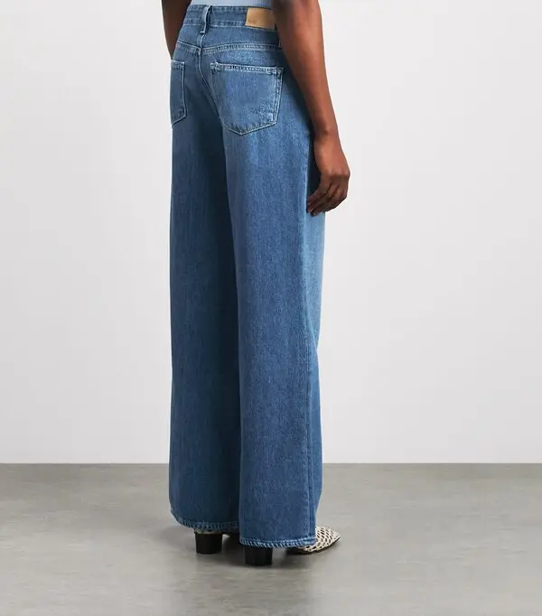Paige Zoey Wide-leg Jeans - Blue
