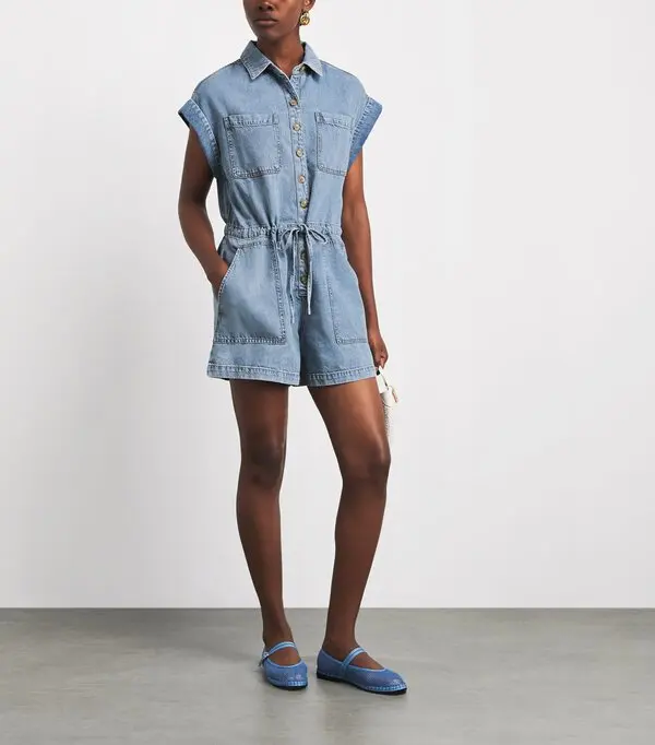 Paige Maliah Playsuit - Blue