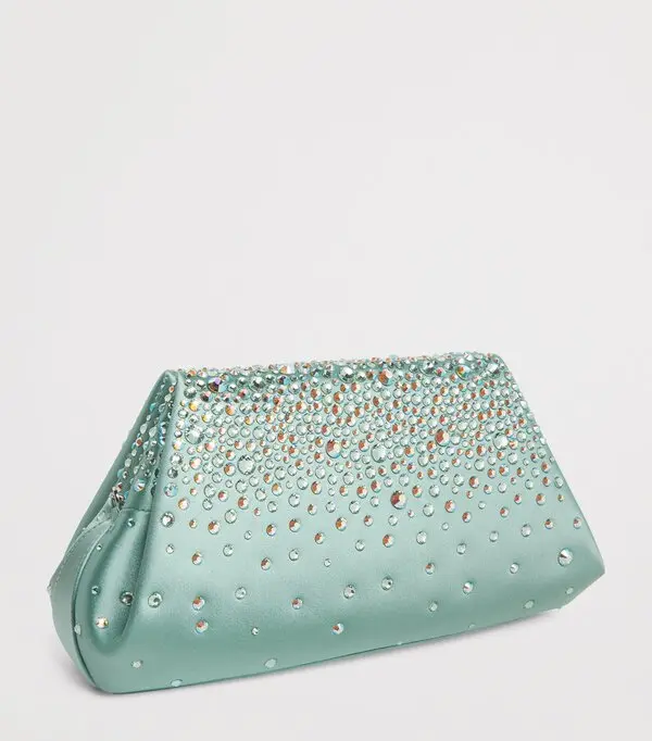 Rodo Satin Embellished Clutch