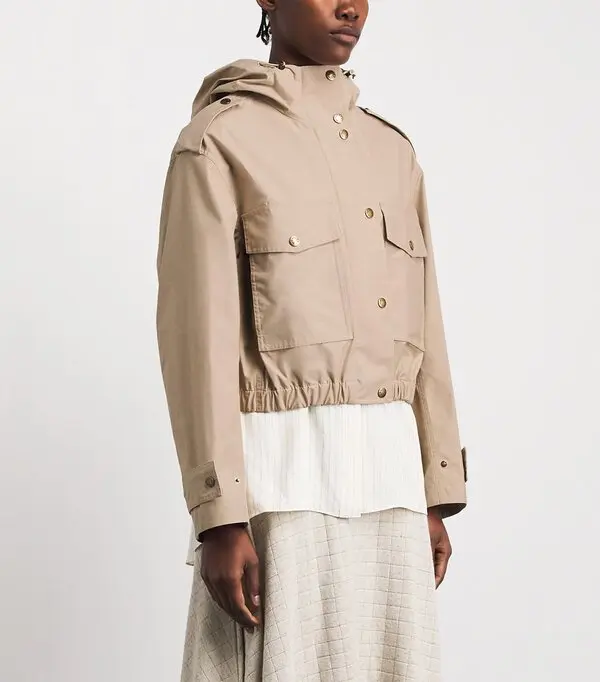 Moncler Hooded Carex Jacket - Yellow