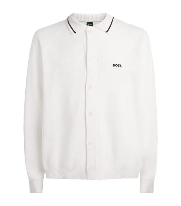 BOSS Cotton Logo Cardigan