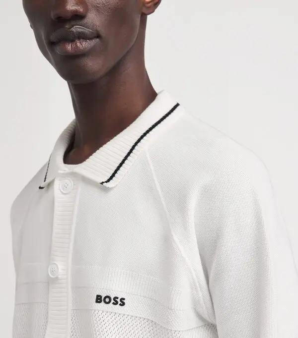 BOSS Cotton Logo Cardigan