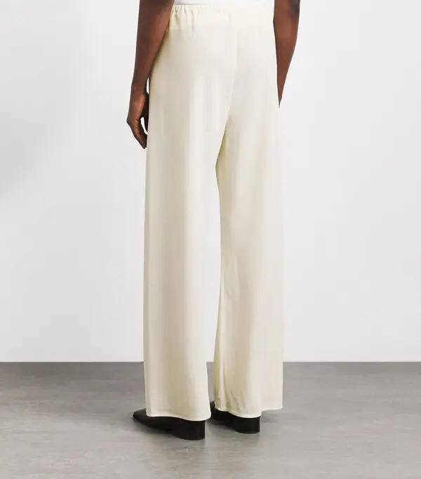 Almada Label Satin Bea Wide-leg Trousers