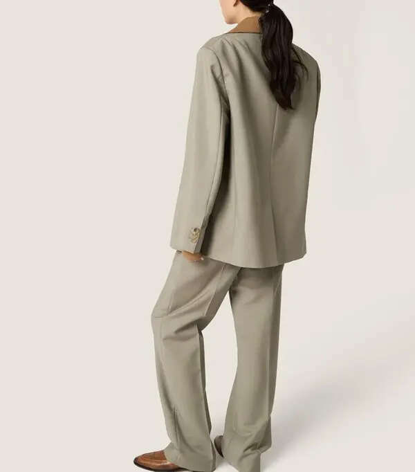 Miu Miu Mohair-wool Tailored Trousers - Neutral