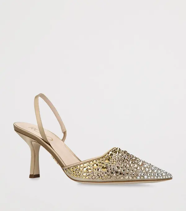 Rodo Assia Slingback Pumps 80 - Nude