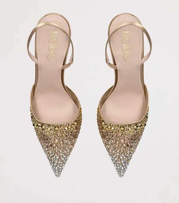 Rodo Assia Slingback Pumps 80 - Nude