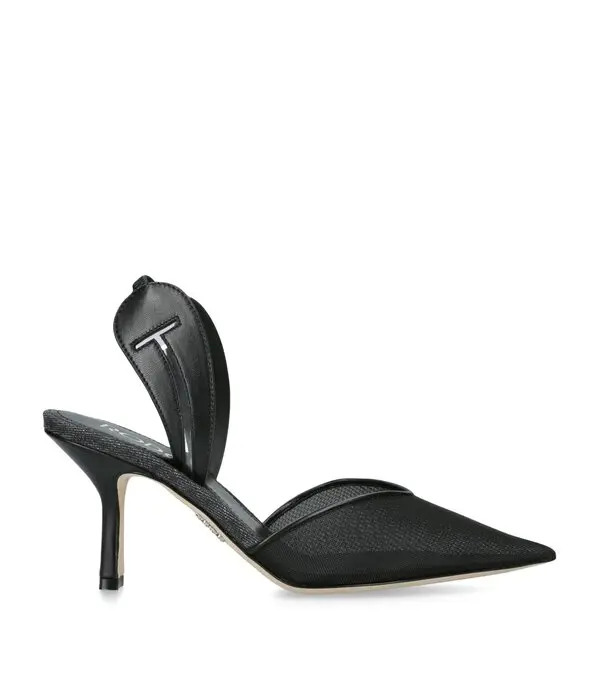 Rodo Mesh Aira Slingback Pumps