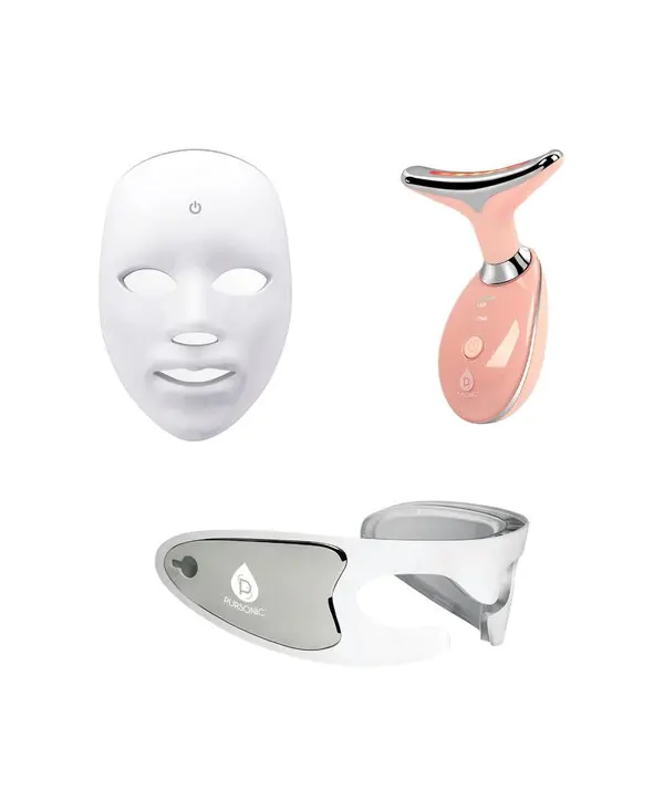 PURSONIC Ultimate Led Rejuvenation Set: Face Mask - White