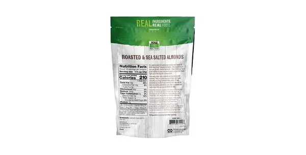NOW FOODS Roasted Almonds With Sea Salt