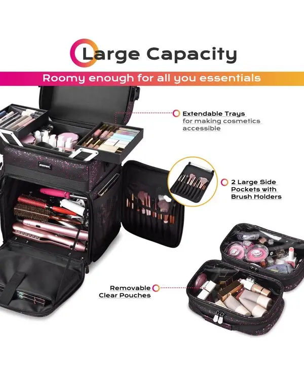BYOOTIQUE Rolling Makeup Case Trolley