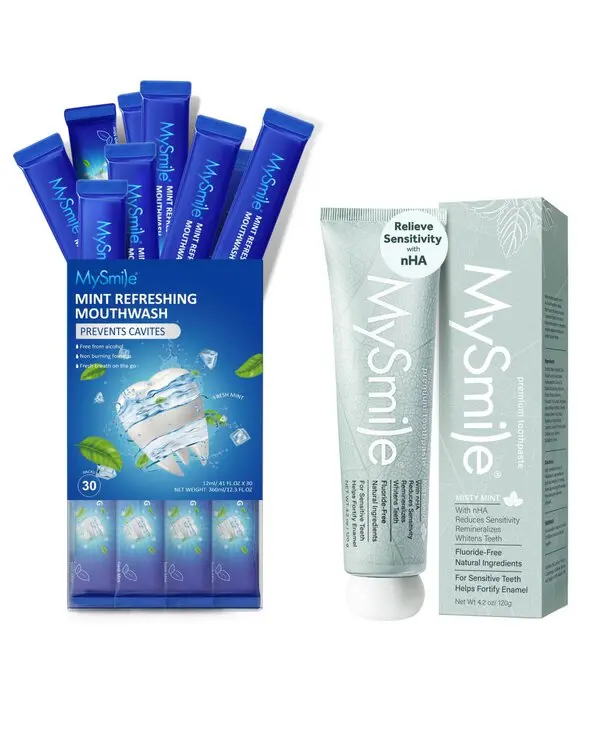 MYSMILE Daily Cleaning Essentials Bundle - No Color