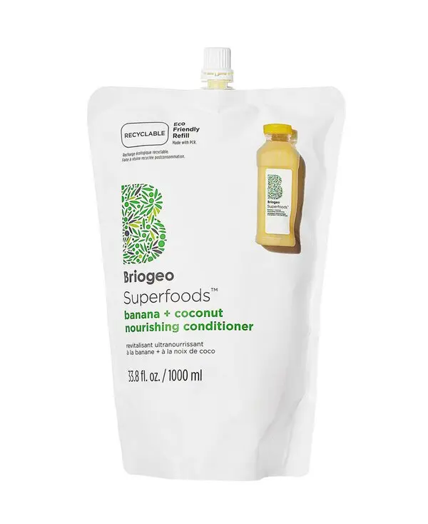 BRIOGEO Superfoods Banana + Coconut Nourishing Conditioner - No Color