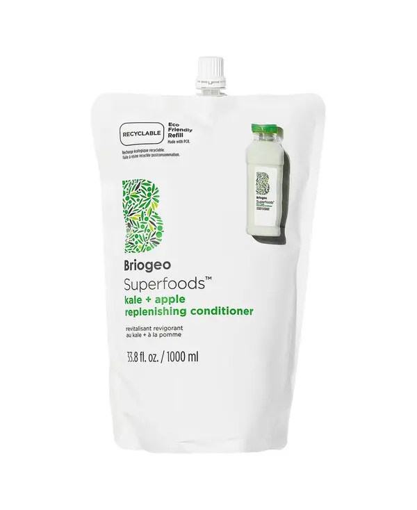 BRIOGEO Superfoods Matcha + Apple Refreshing Conditioner - No Color