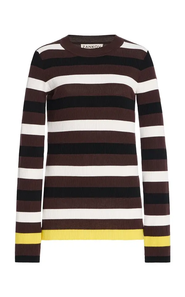 ZANKOV Cadanet Striped Merino Wool Top - Multi