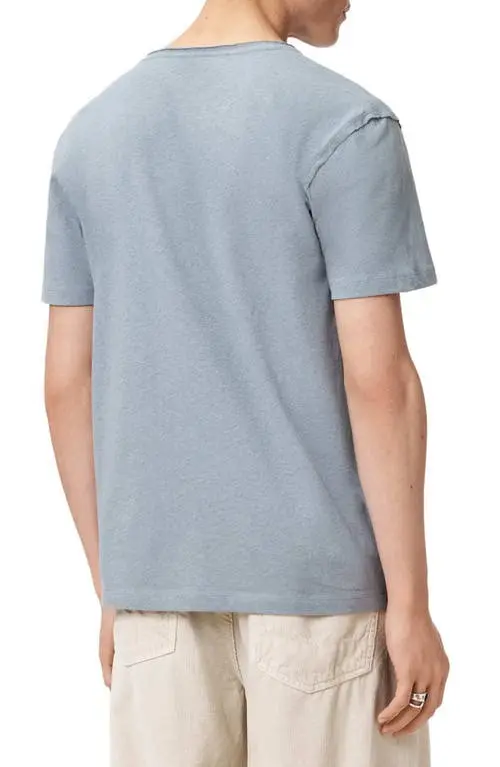 ALLSAINTS Flax Short Sleeve T-shirt - Maya Blue