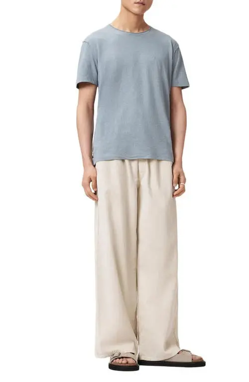 ALLSAINTS Flax Short Sleeve T-shirt - Maya Blue