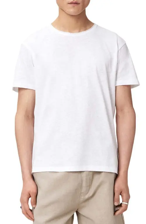 ALLSAINTS Flax Short Sleeve T-shirt - Optic White