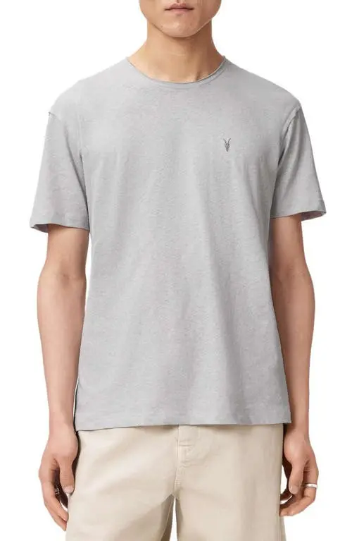 ALLSAINTS Flax Short Sleeve T-shirt - Pebble Grey