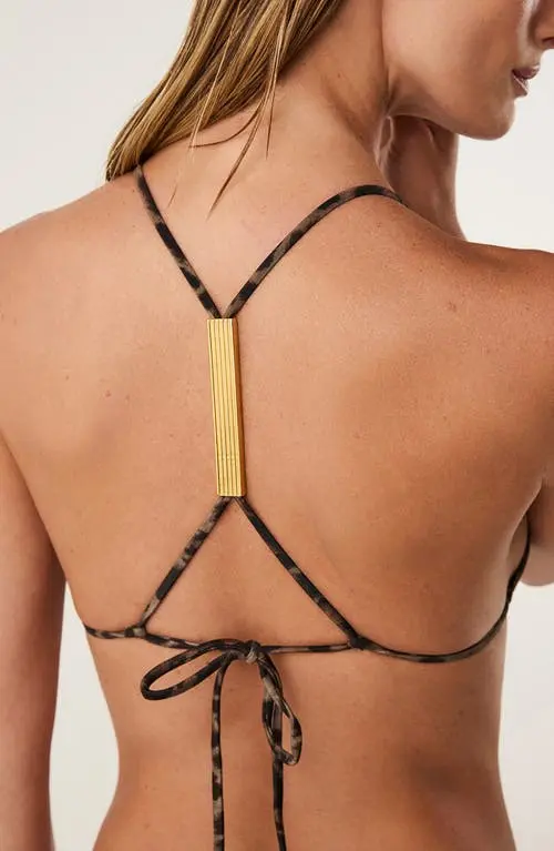 VIX PAULA HERMANNY Tammy T-back Triangle Bikini Top