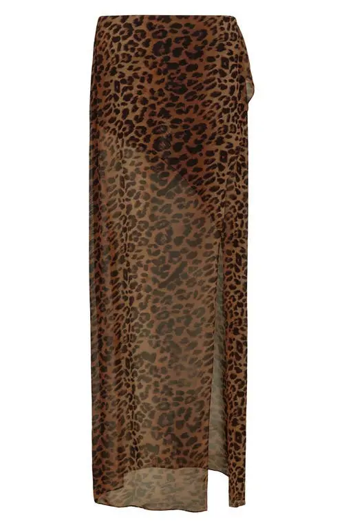 VIX PAULA HERMANNY Tammy Sheer Cover-up Maxi Skirt