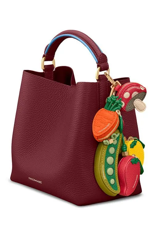 MAISON DE SABRE The Mini Bucket Bag - Plum Sky