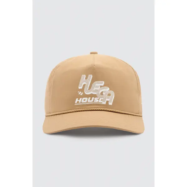 HUEGA HOUSE Nylon Track Cap - Khaki