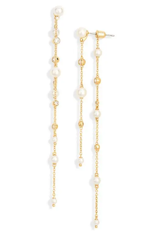 Nadri Esme Linear Front/back Earrings - Gold