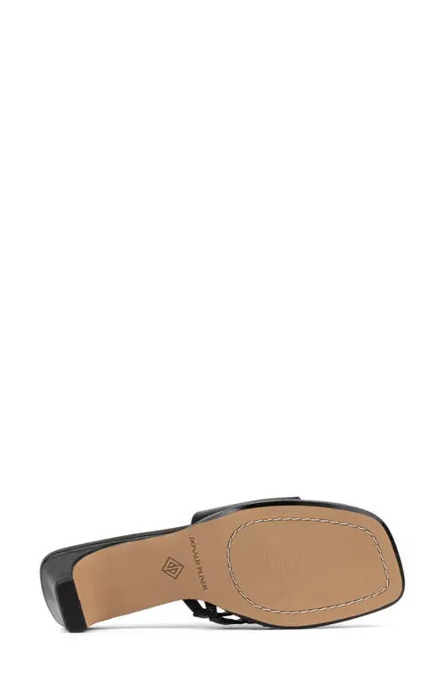 DONALD PLINER Dayvi Toe Loop Sandal - Black