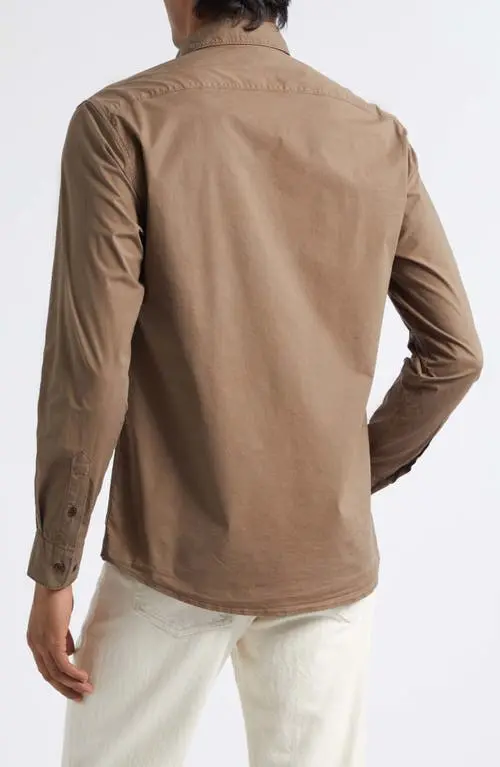 Sunspel Soft Stretch Poplin Button-down Shirt