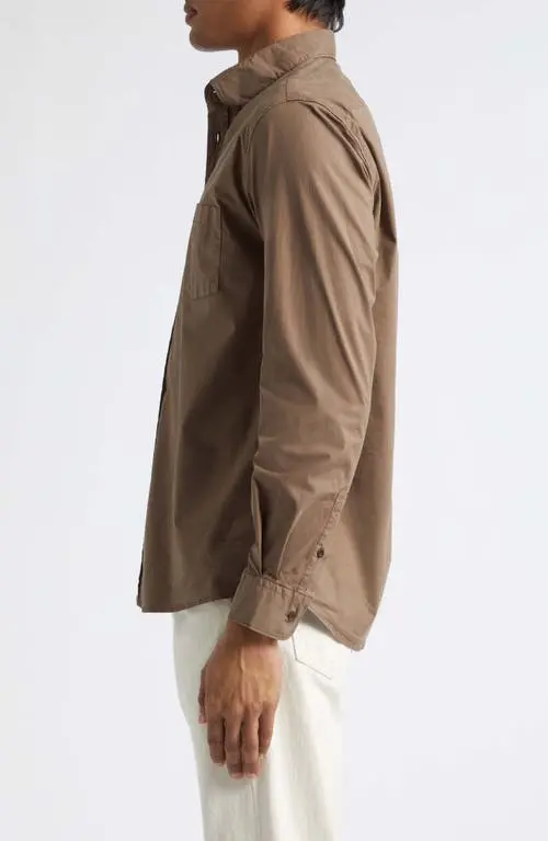 Sunspel Soft Stretch Poplin Button-down Shirt