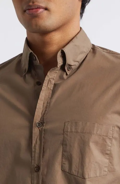 Sunspel Soft Stretch Poplin Button-down Shirt