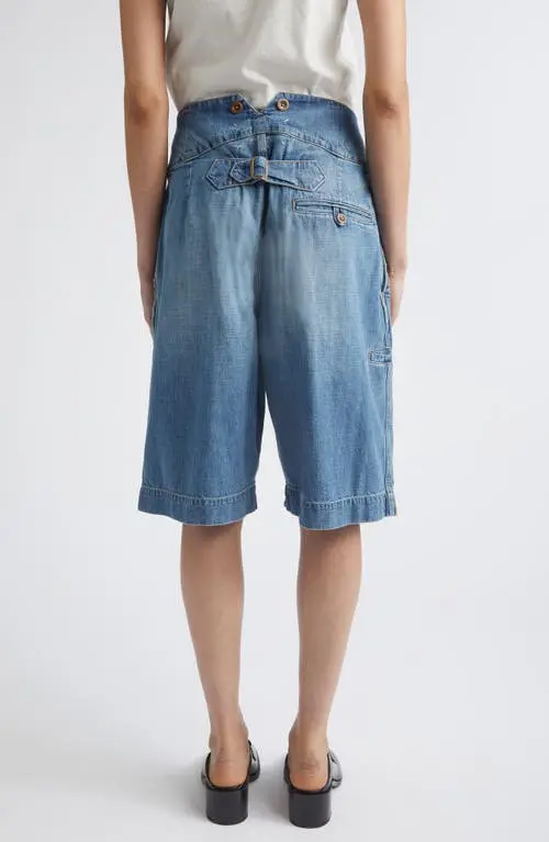 MAISON MARGIELA Relaxed Fit Denim Bermuda Shorts
