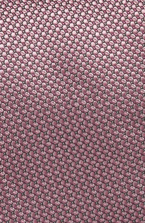 Nordstrom Geometric Silk Neck Tie - Pink