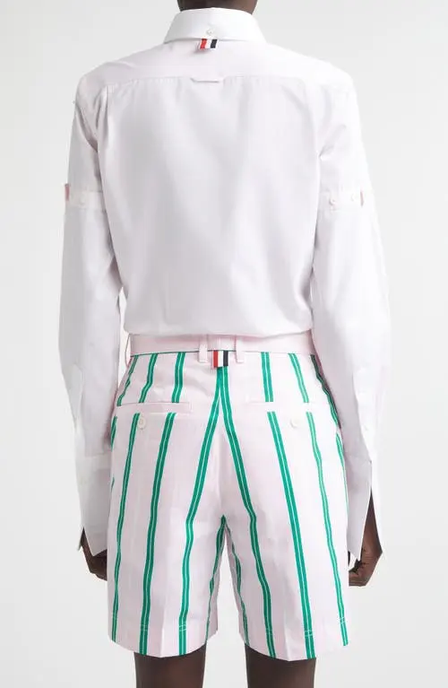 Thom Browne Classic Fit French Cuff Cotton Poplin Button-down Shirt