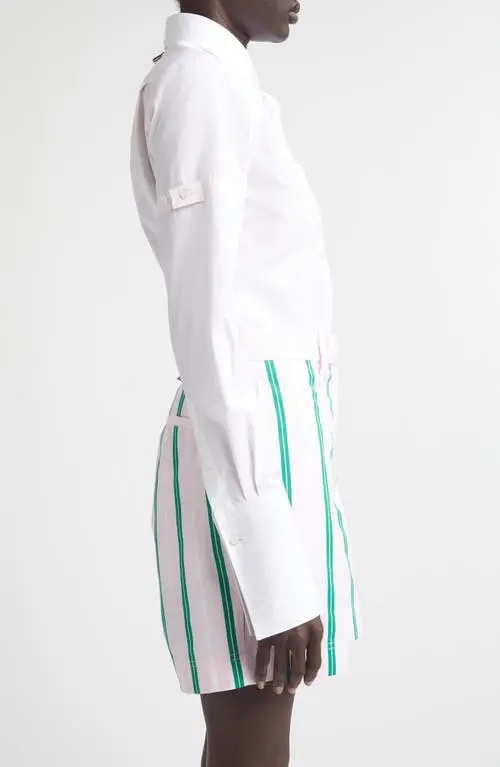 Thom Browne Classic Fit French Cuff Cotton Poplin Button-down Shirt