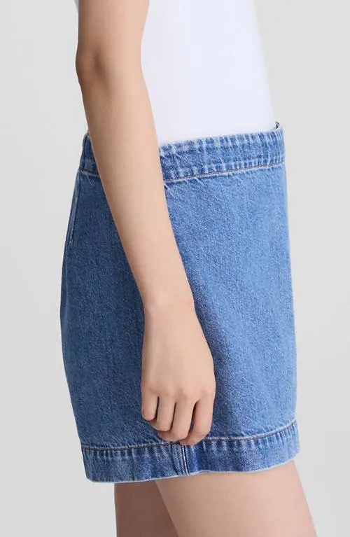 Madewell Denim Wrap Mini Skort