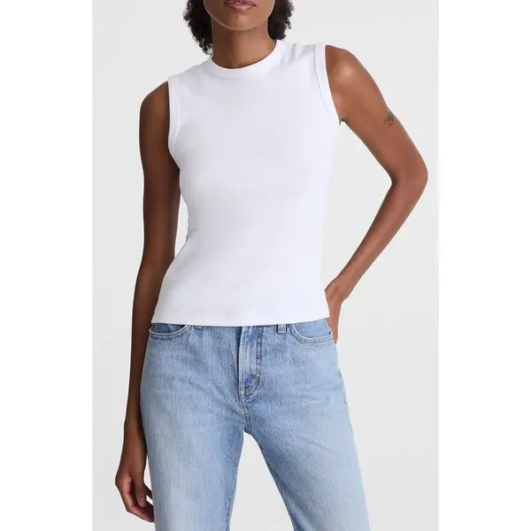 Madewell 90s Shell Tank - White