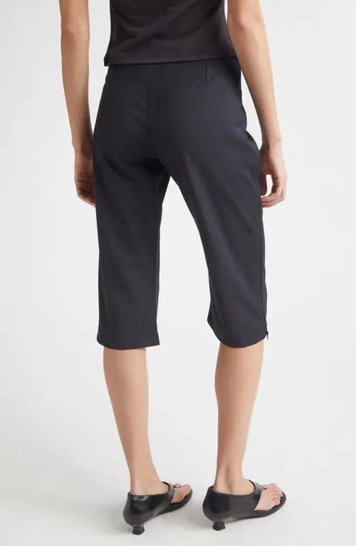 Paloma Wool Lumieti Pinstripe Capri Pants - Dark Grey